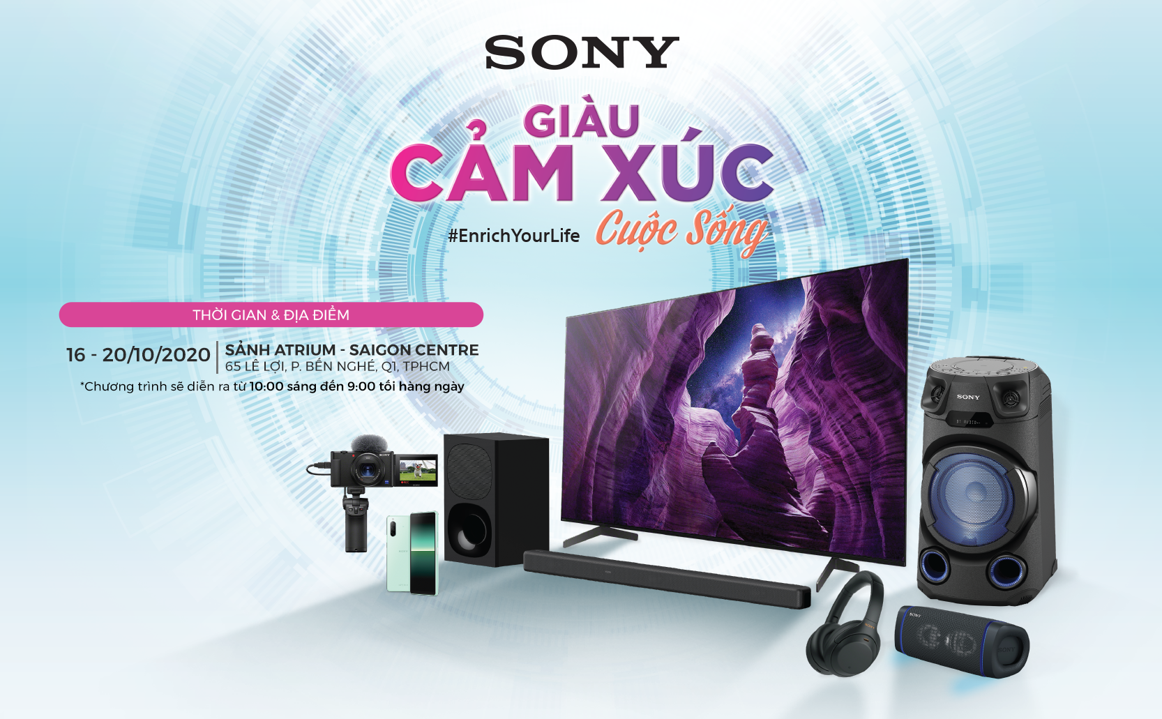 Tham gia sự kiện Offline, trải nghiệm tai nghe WH-1000XM4 của Sony cuối ...