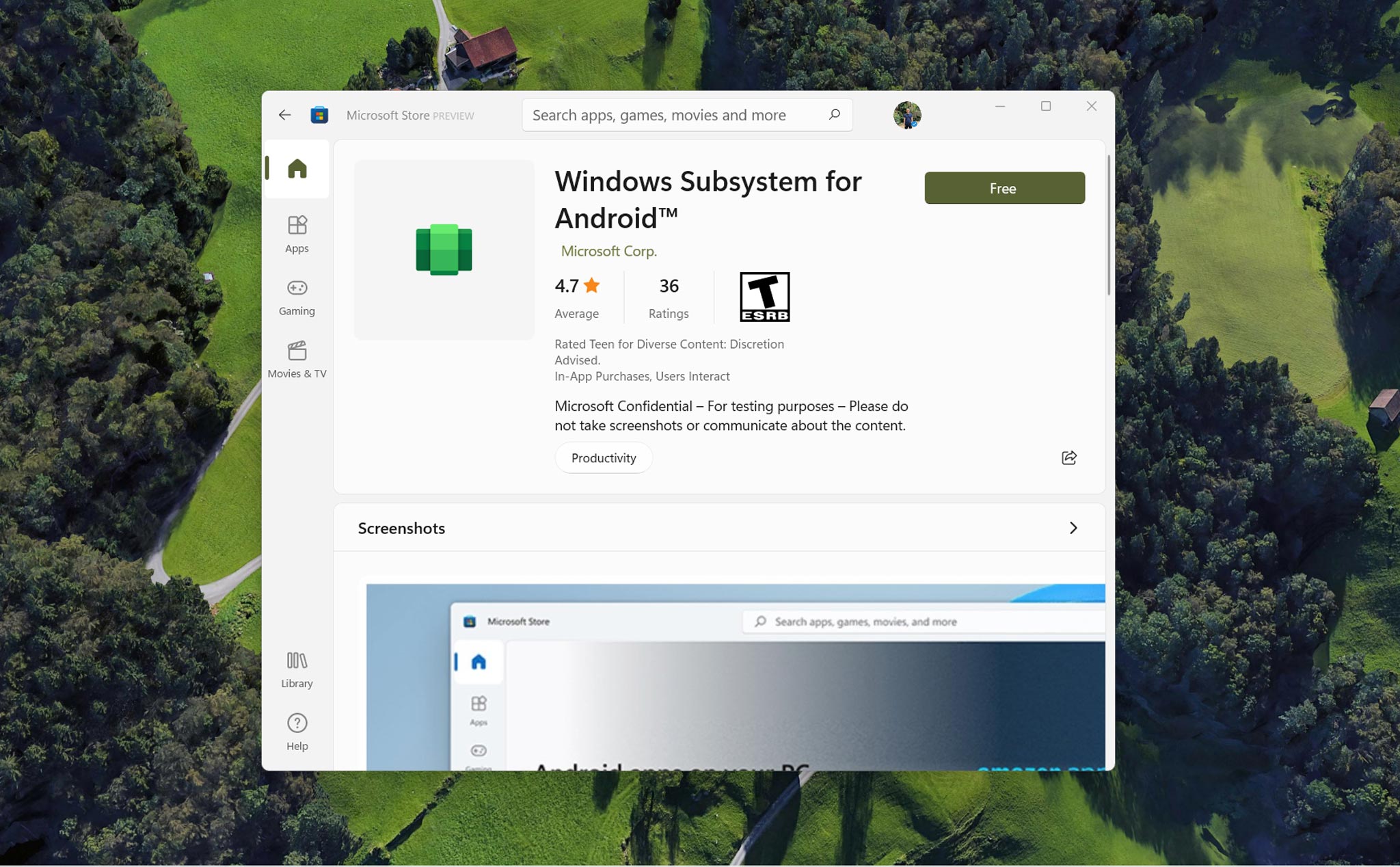 Ứng dụng Android trên Windows 11? Đã có trên Microsoft Store!