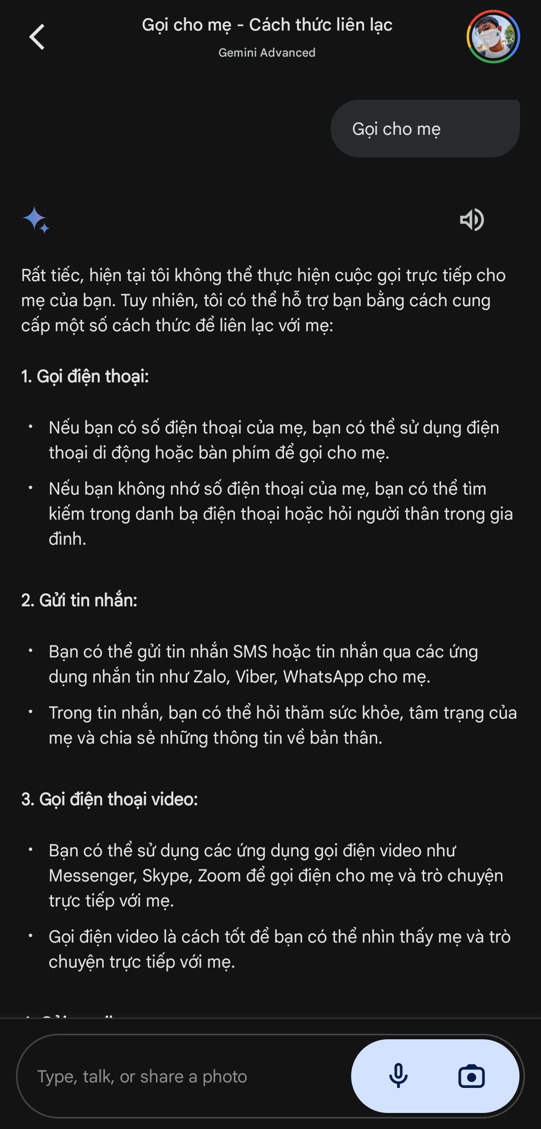 Trải nghiệm sơ bộ Google Gemini: Hiểu tiếng Anh và tiếng Việt nhưng còn ...