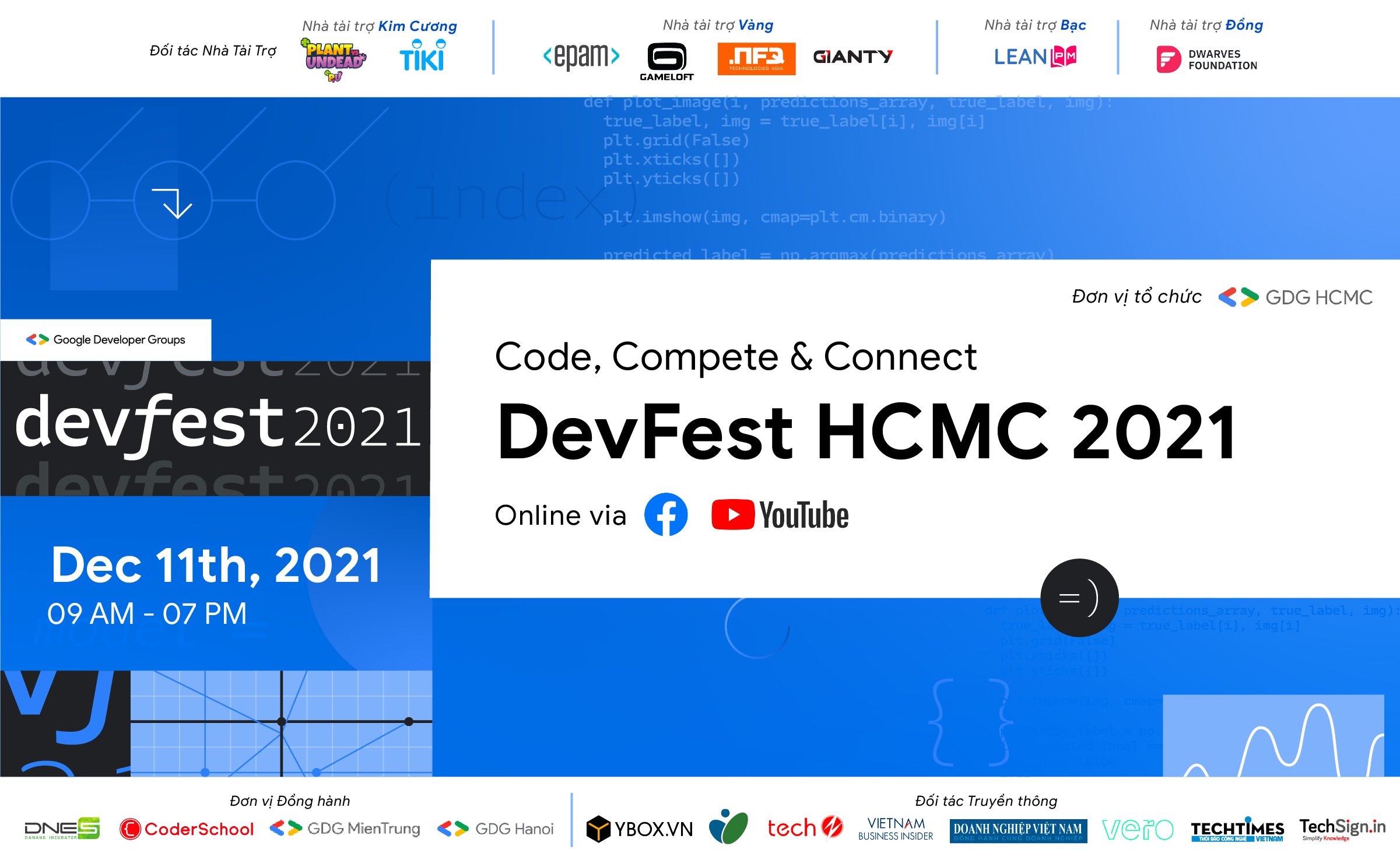 Tham gia ngay Google DevFest HCMC 2021 với loạt khóa học Flutter hấp dẫn!