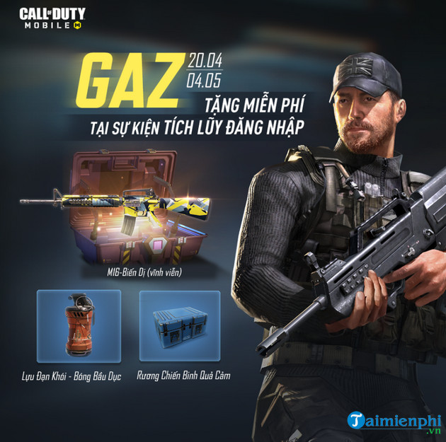 How to Get the GAZ Character for Free in Call of Duty Mobile VN