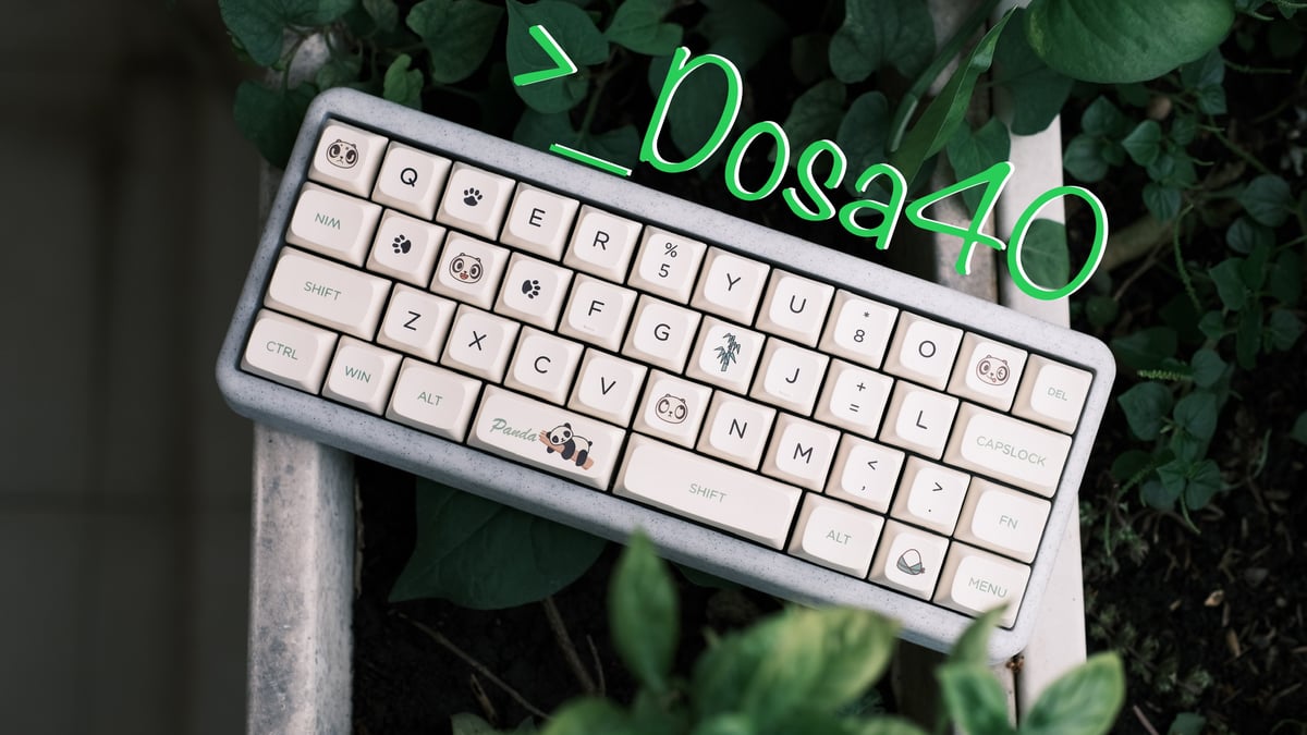 Impression >_Dosa40 - A 40% mechanical keyboard made by a Vietnamese ...