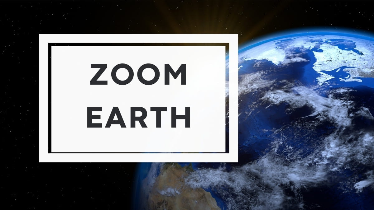 What is Zoom Earth and its role in hurricane tracking?