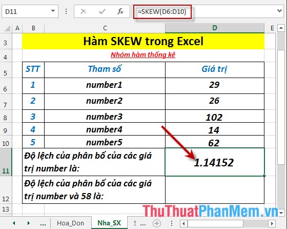 Understanding SKEW Function in Excel - Exploring Distribution Asymmetry