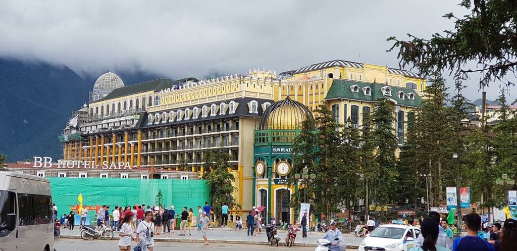 Experience an authentic check-in at Sapa with the Sun Plaza building ...