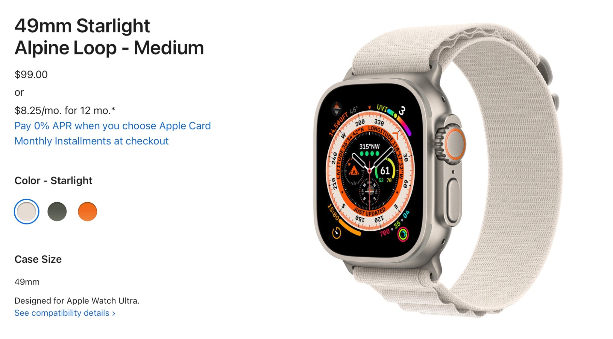 Trải nghiệm dây đeo Alpine Loop màu cháo lòng cho Apple Watch Ultra: Sợi dây mới mua về đã như ...