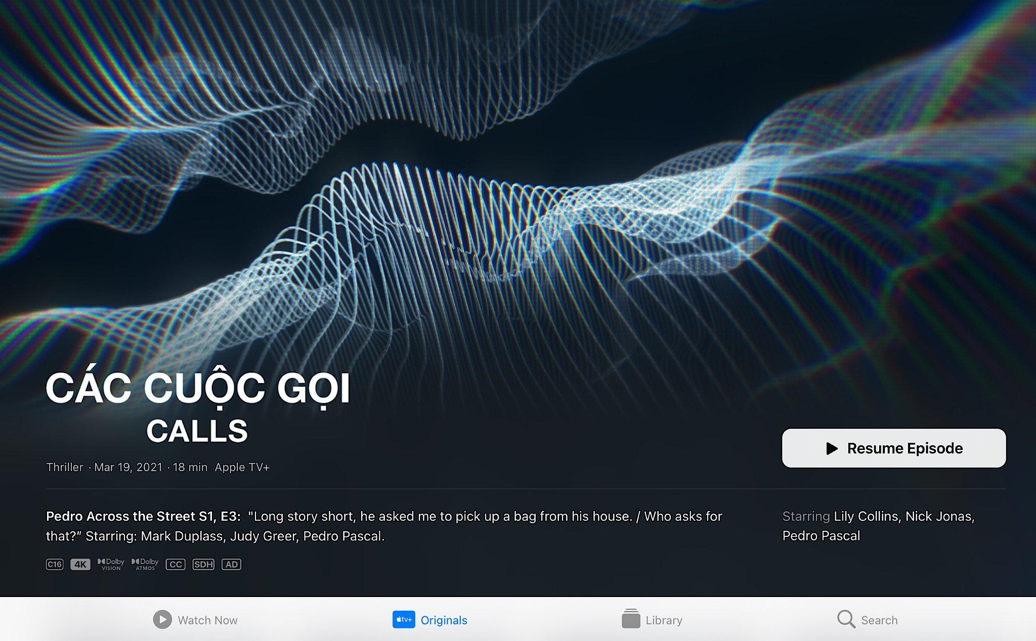 Explore the unique world of Calls on Apple TV+: no visuals, no actors ...