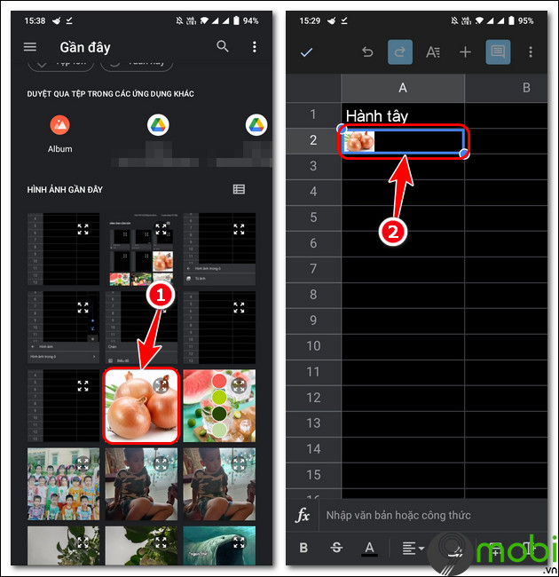 Quickly Inserting Images into Excel on Android and iOS Devices