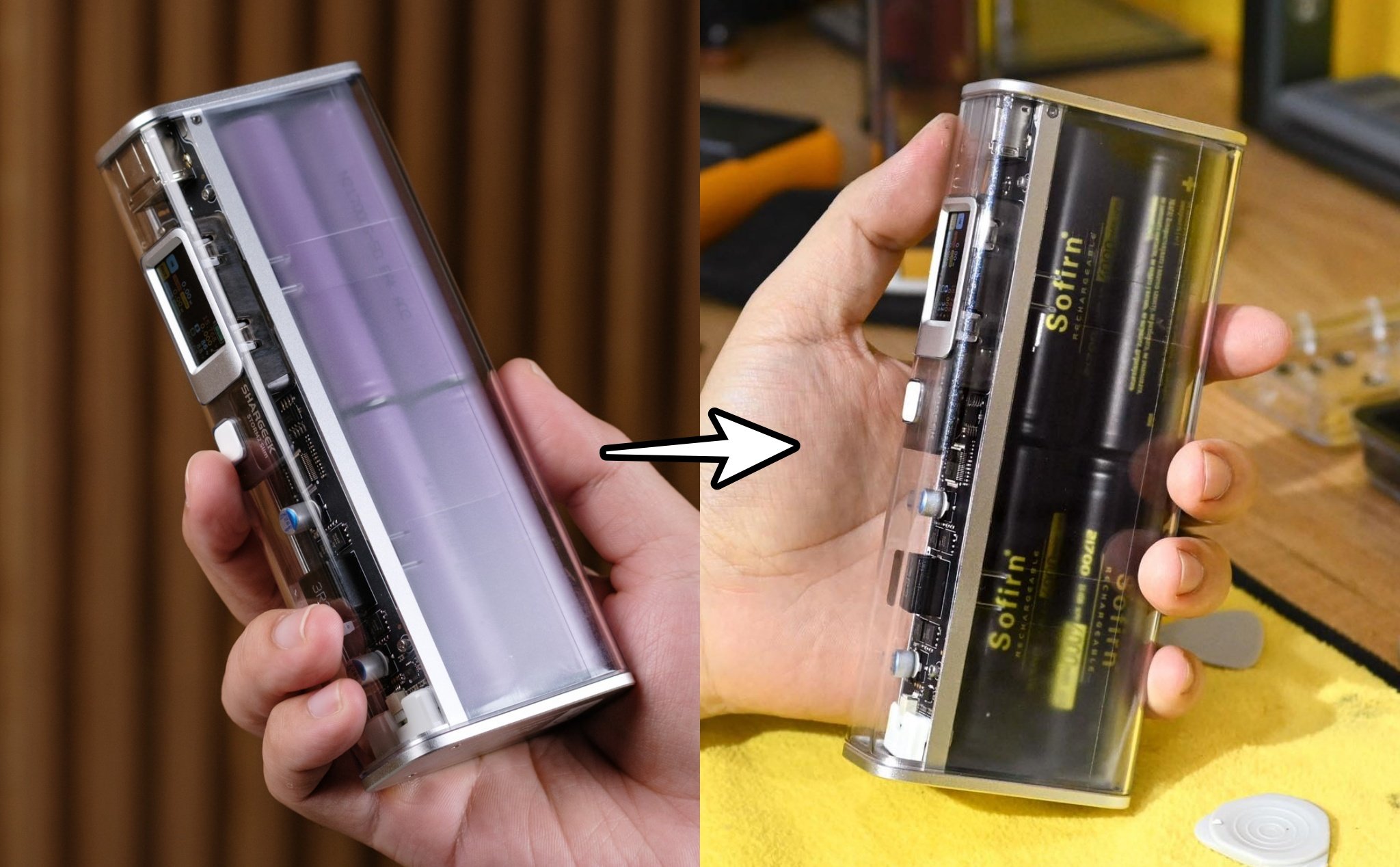 Chia sẻ trải nghiệm đổi màu cho Storm 2 Slim pin