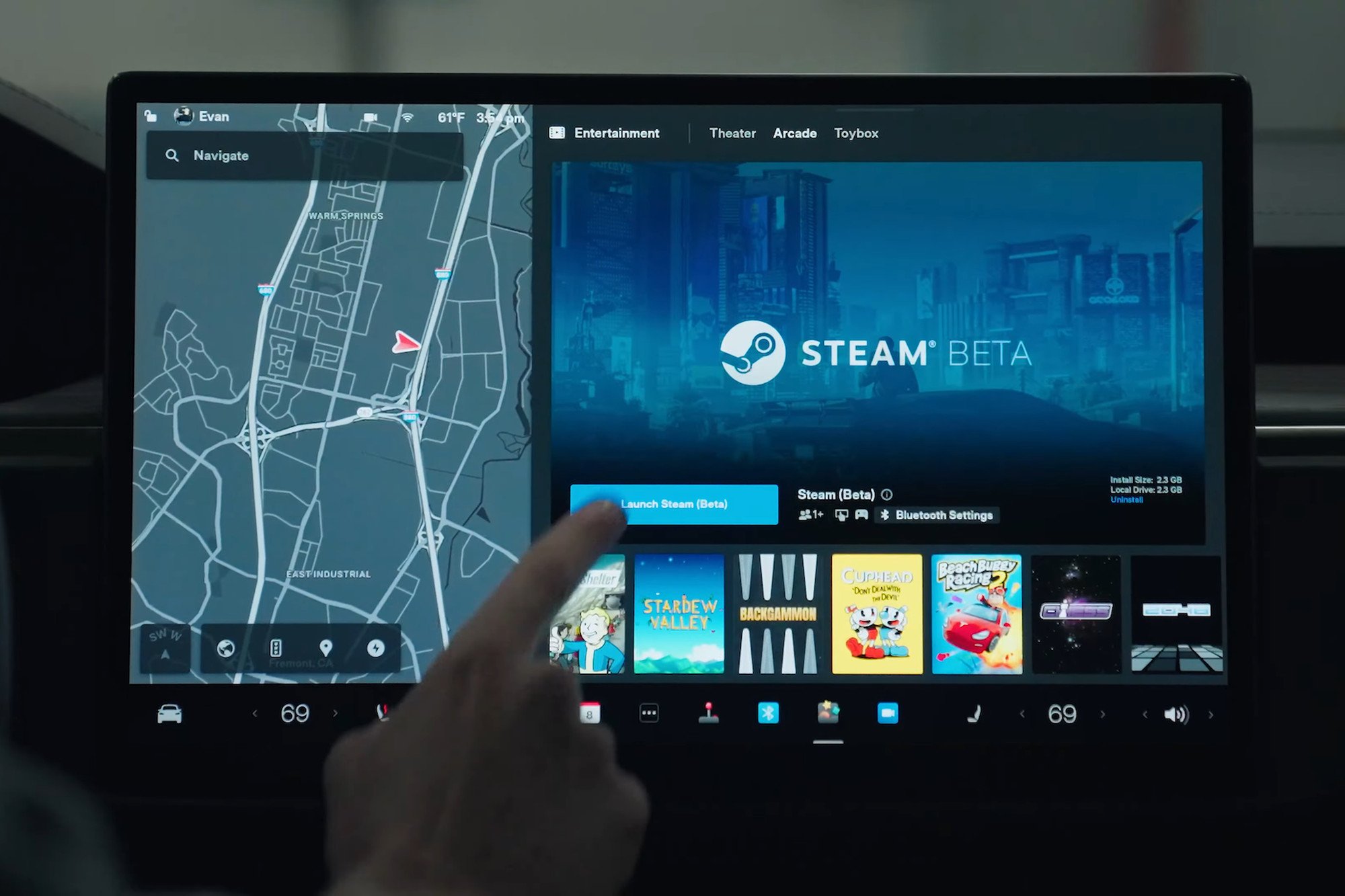 Tesla bắt đầu tích hợp Steam vào Model X và Model S, cho phép trải ...