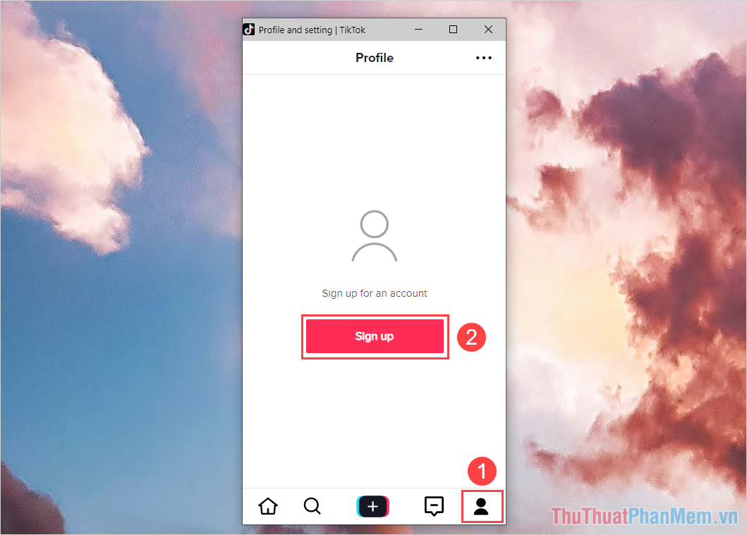 Installing TikTok on your computer using Microsoft Edge