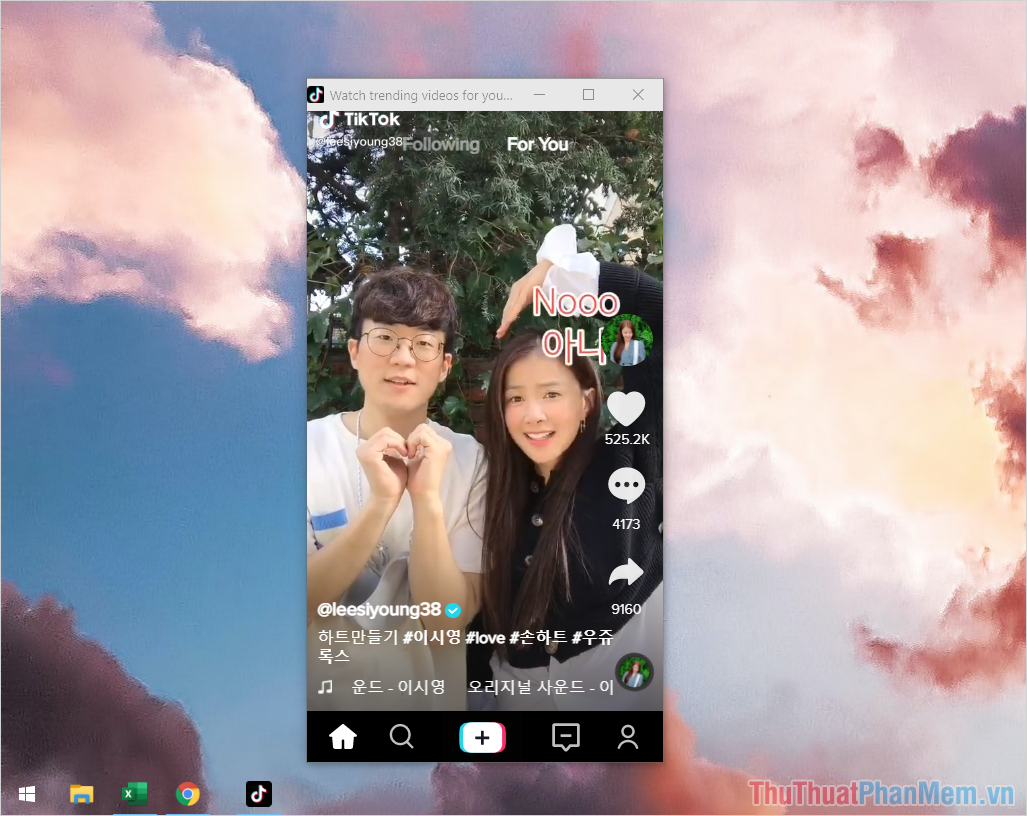 Installing TikTok on your computer using Microsoft Edge