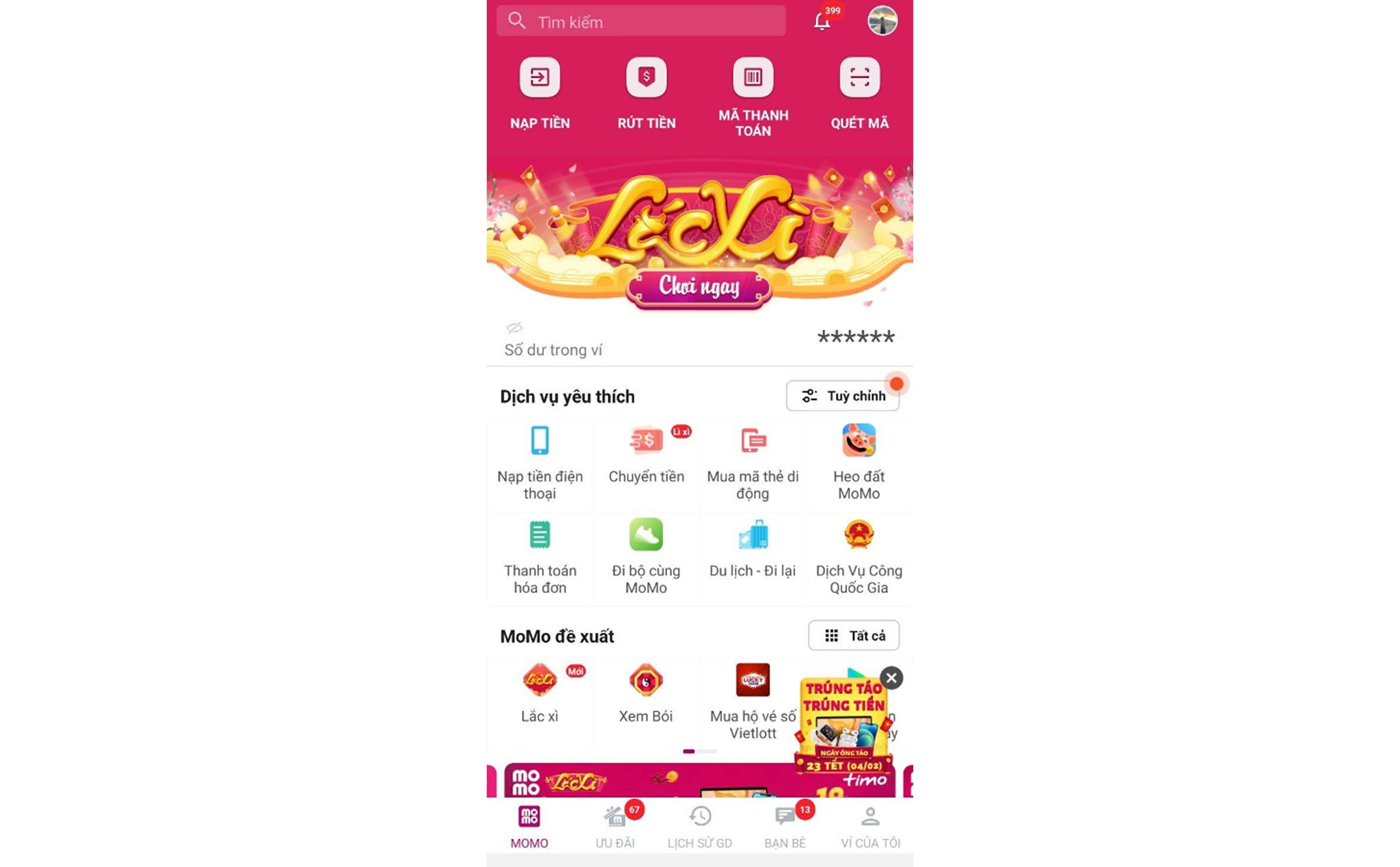 Trải nghiệm Lắc Xì 2021 của MoMo, săn ngọc và lì xì, đồng thời nhận ...