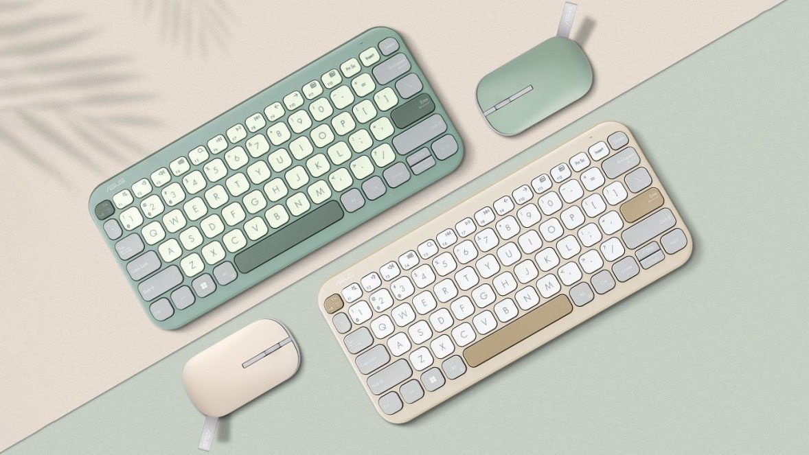 ASUS unveils Marshmallow KW100 wireless keyboard and MD100 mouse ...