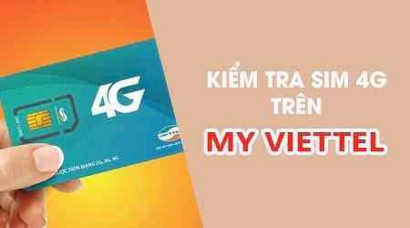 How to Check If Your SIM Card Has 4G with My Viettel