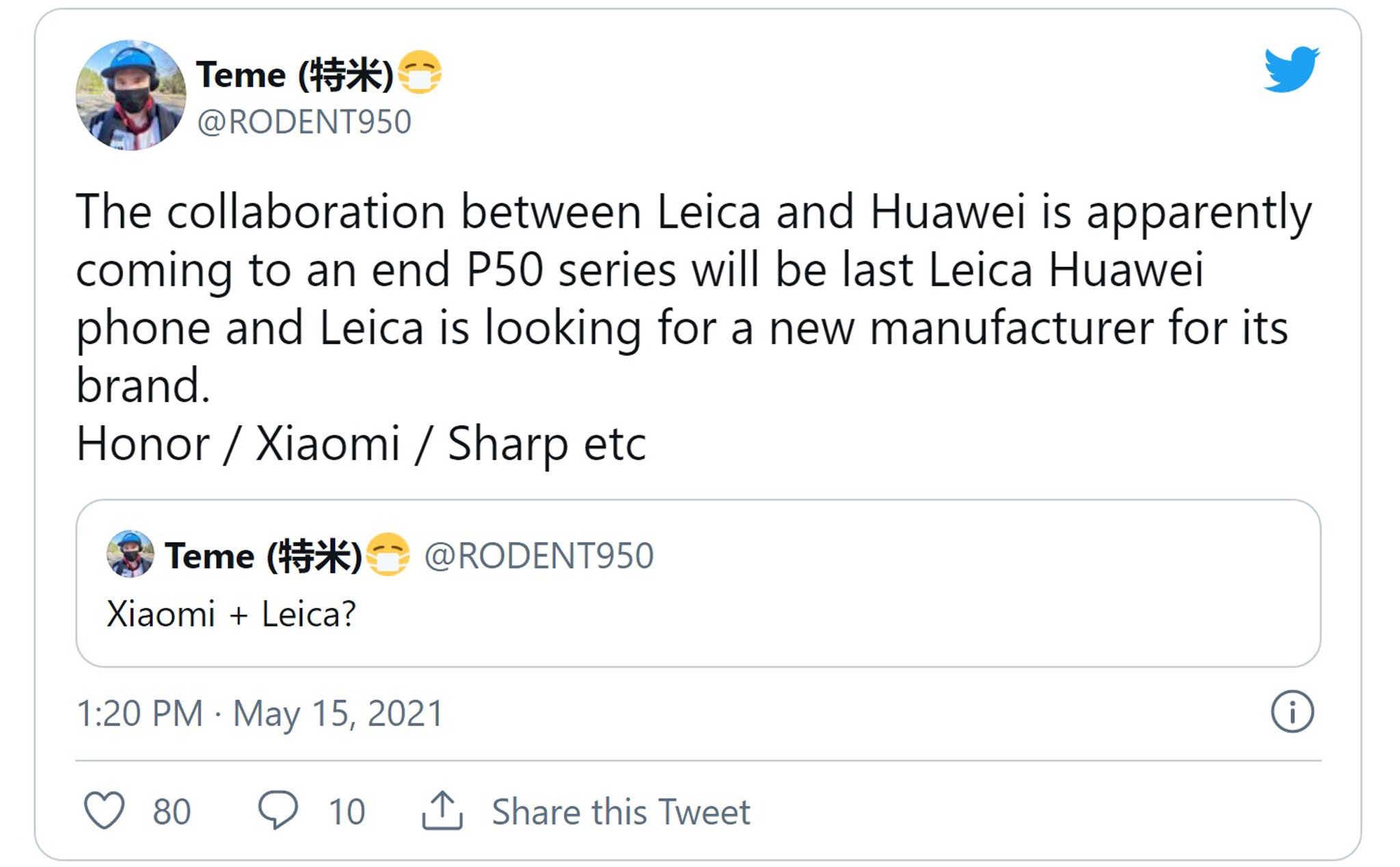 Is Huawei P50 the Last Huawei Phone with Leica Branding?