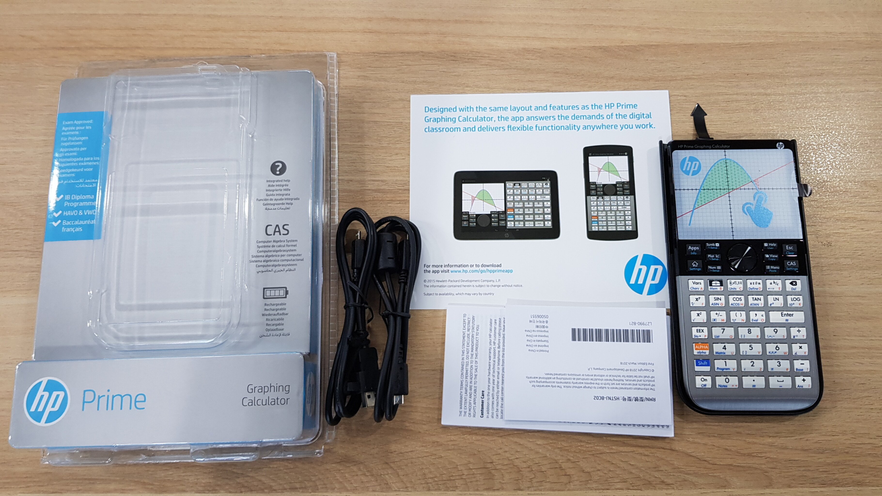 Trải nghiệm HP Prime, máy tính cầm tay với khả năng vẽ đồ thị... màn ...
