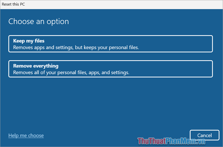 Resetting Windows 11 - Restoring Windows 11 to its Fresh Installation State