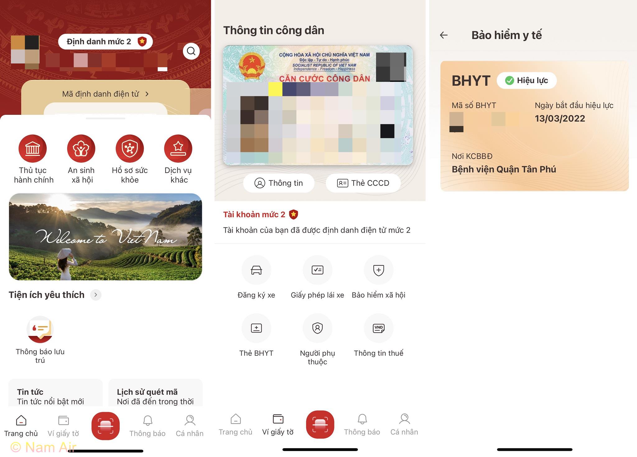 VNeID: Integration of 6 types of documents and information for level 2 ...