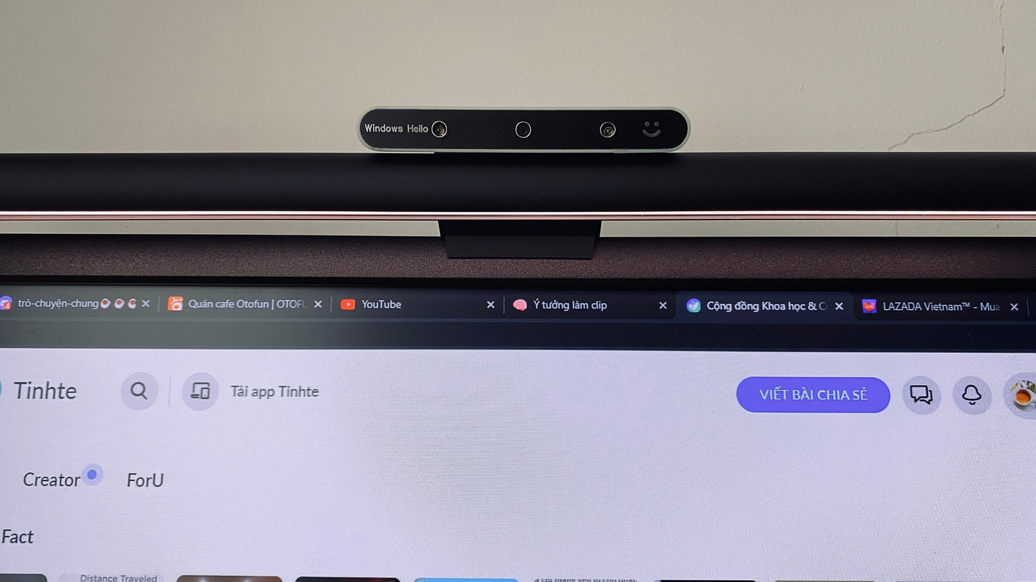 Trải nghiệm webcam Windows Hello siêu rẻ cho PC