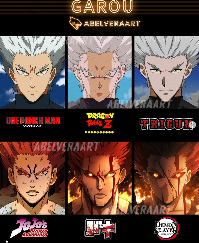 Imagine how anime characters would look like in the styles of various ...