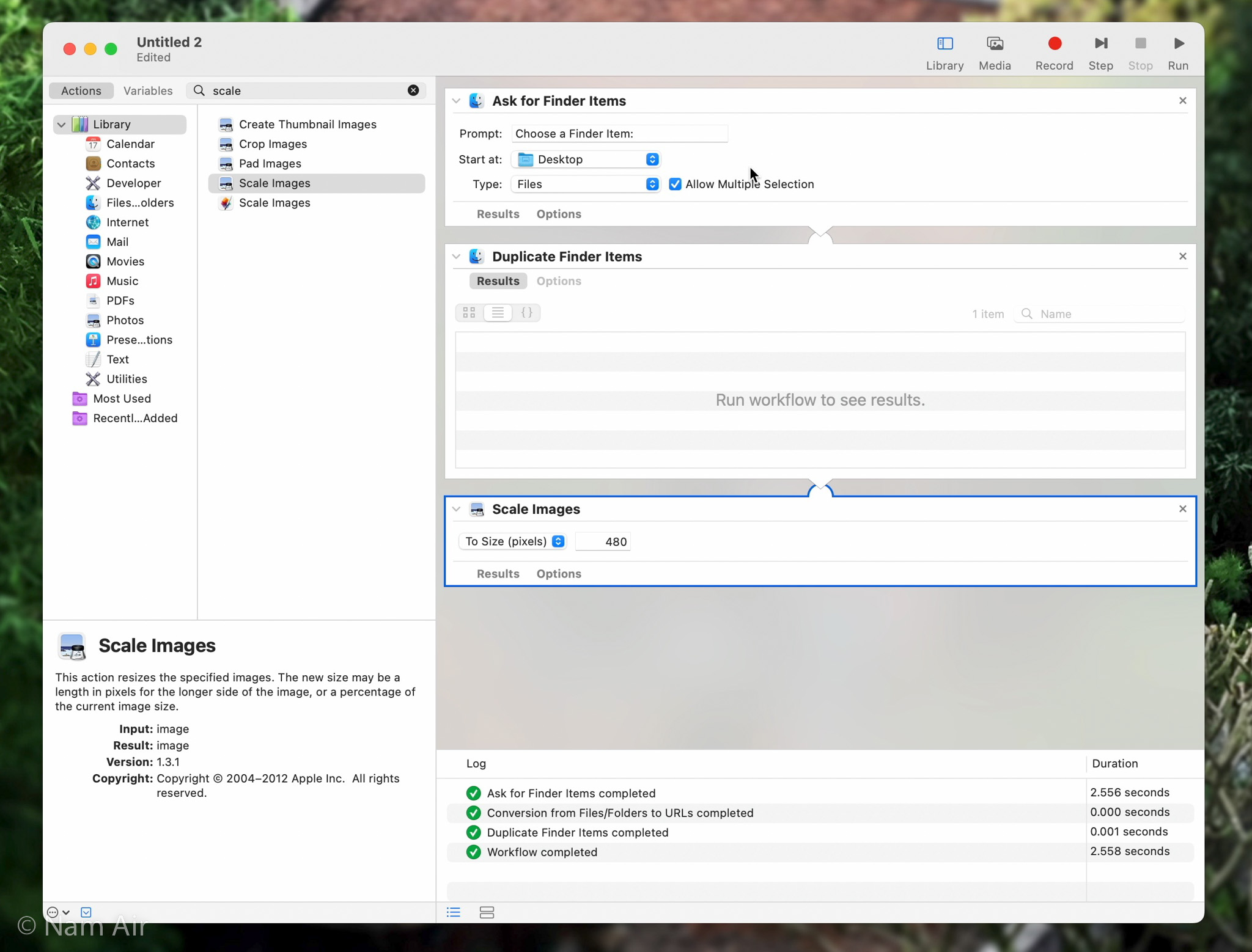 Mẹo sử dụng macOS: Tận dụng Automator để thao tác nhanh và hiệu quả