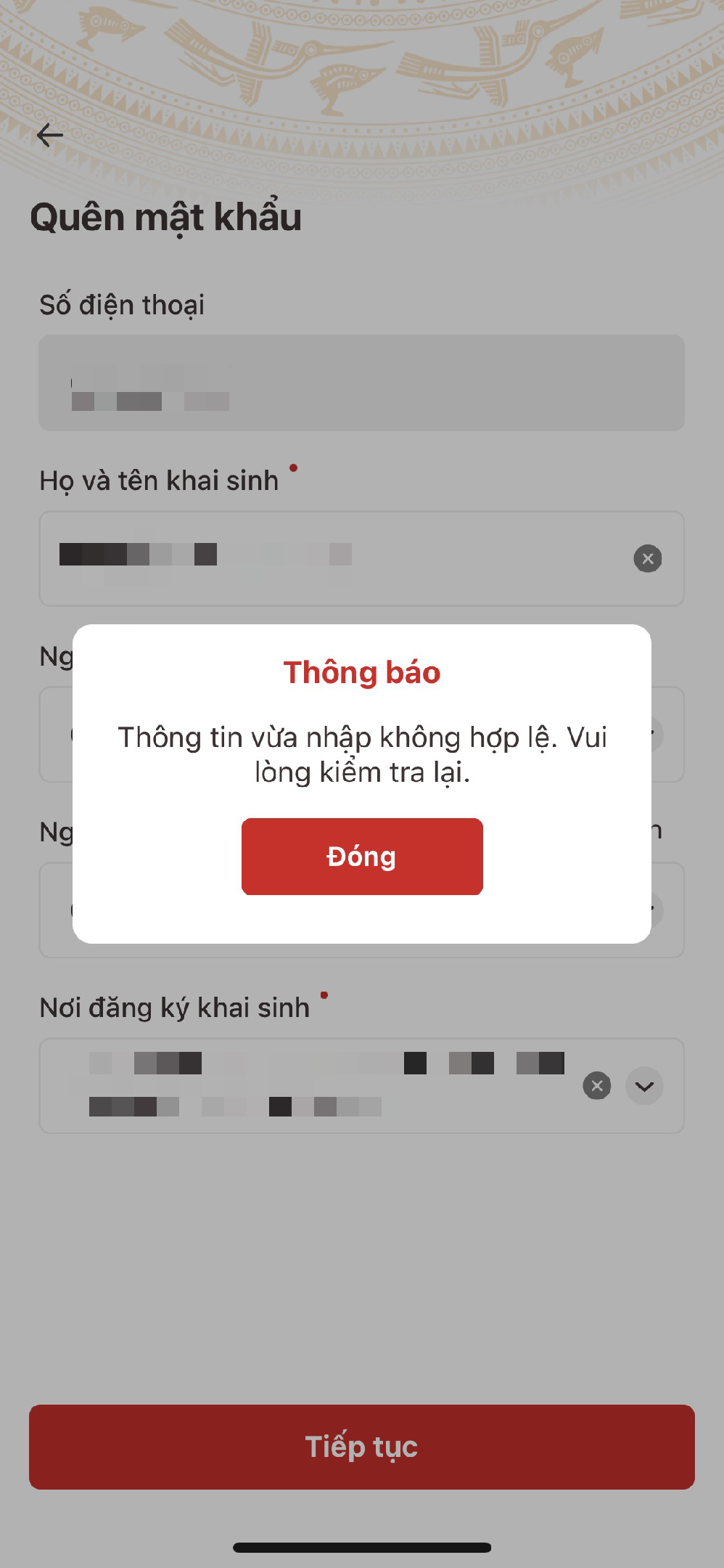 Các sự cố phổ biến trên ứng dụng VNeID, công cụ định danh điện tử