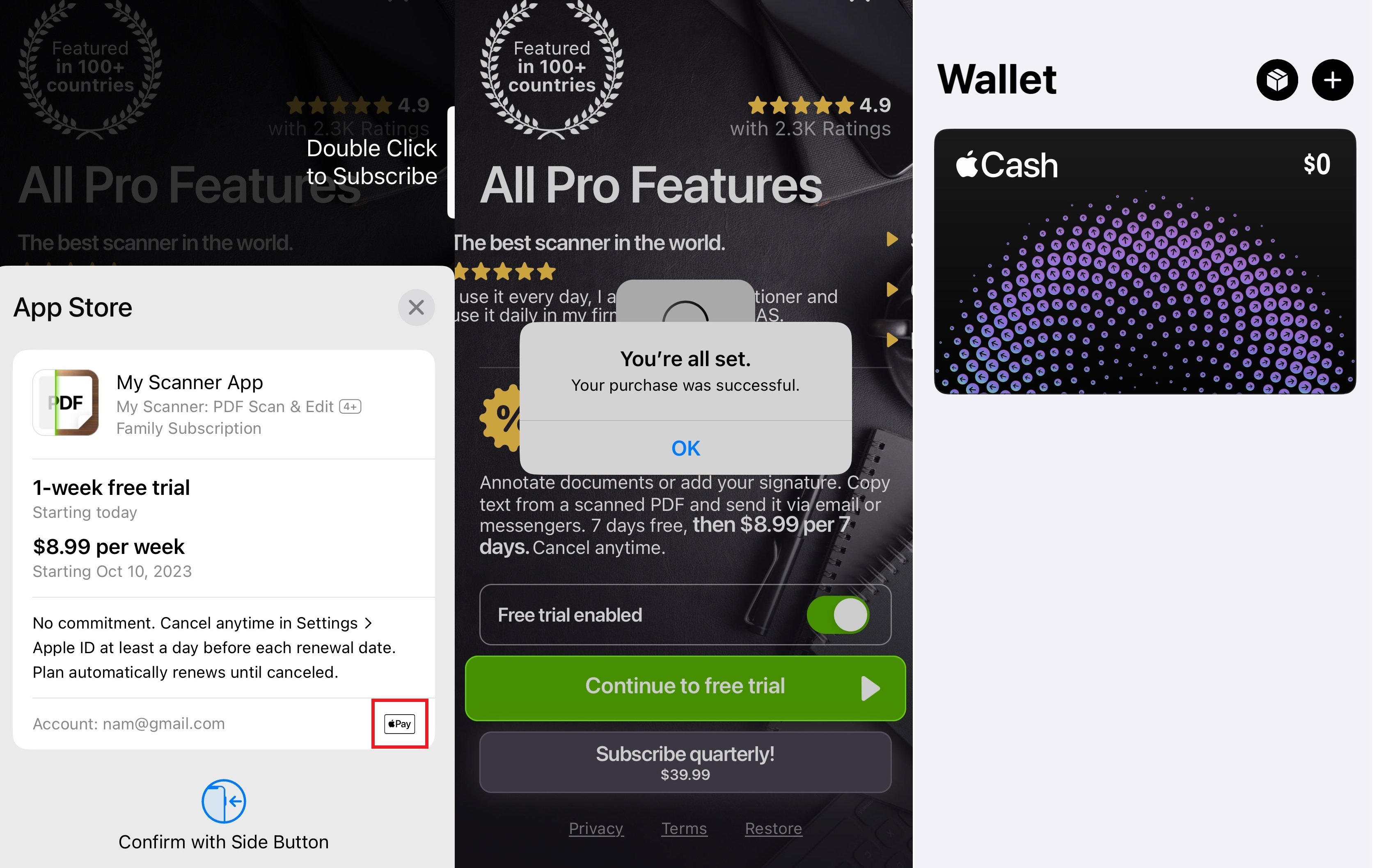 Trải nghiệm ứng dụng với Apple Pay không tốn phí, trước khi quyết định ...