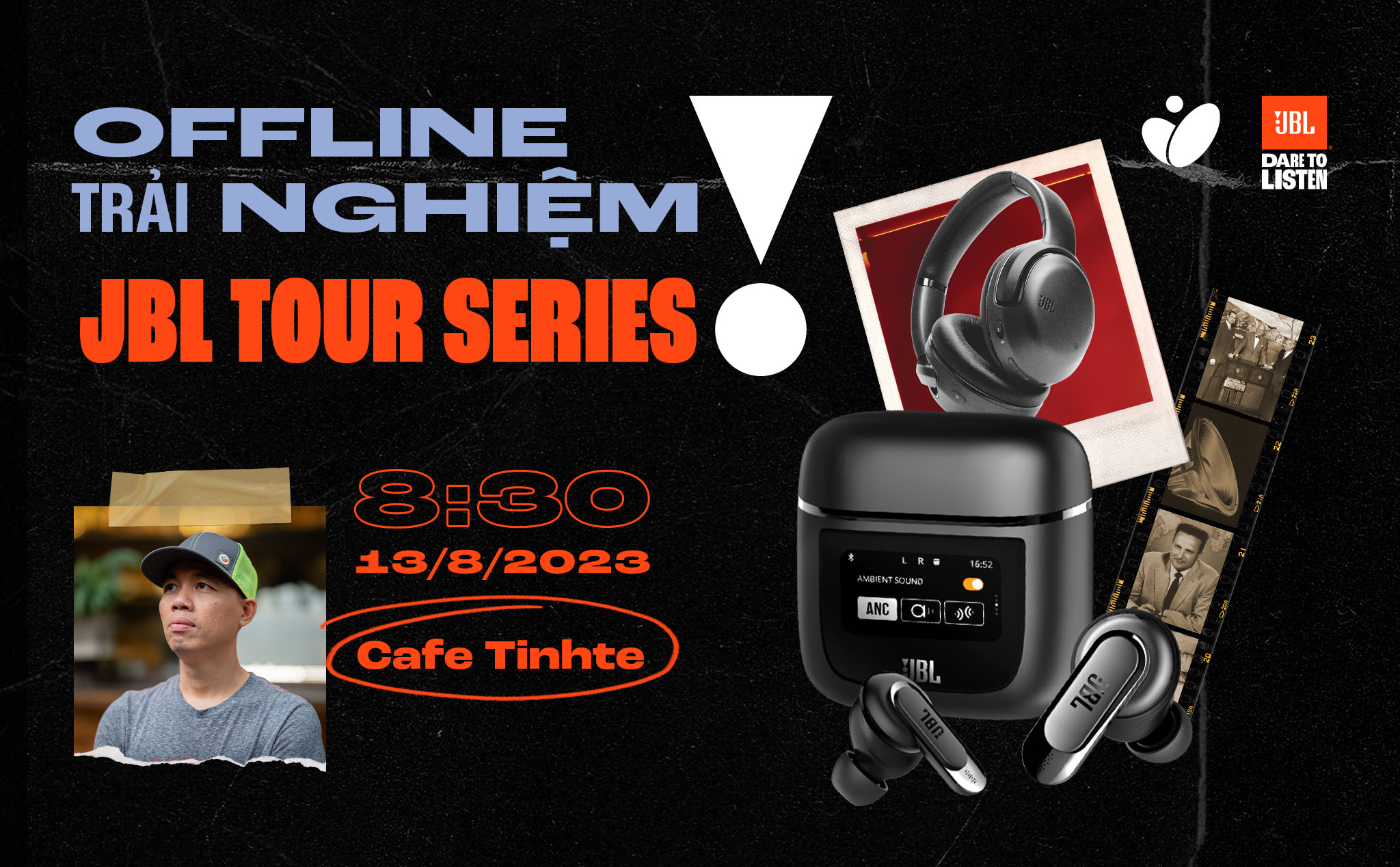 HCM - Đăng ký tham gia trải nghiệm JBL Tour Series Offline