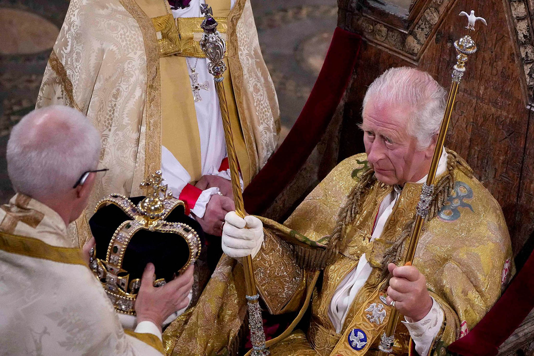 Ảnh về buổi lễ đăng quang của vị vua Charles III