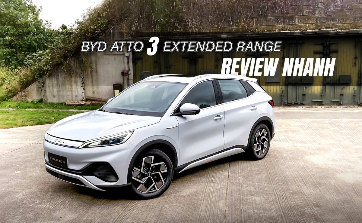 Đánh giá nhanh chiếc xe điện BYD Atto 3 Extended Range, sử dụng Blade ...