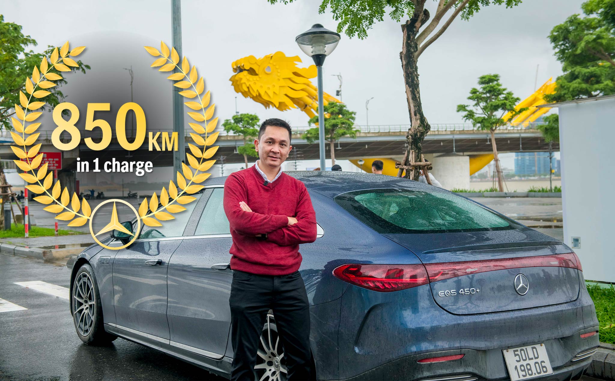 Chiếc xe điện Mercedes-Benz EQS 450+ vừa thiết lập kỷ lục mới khi di chuyển được 850km sau 1 lần ...