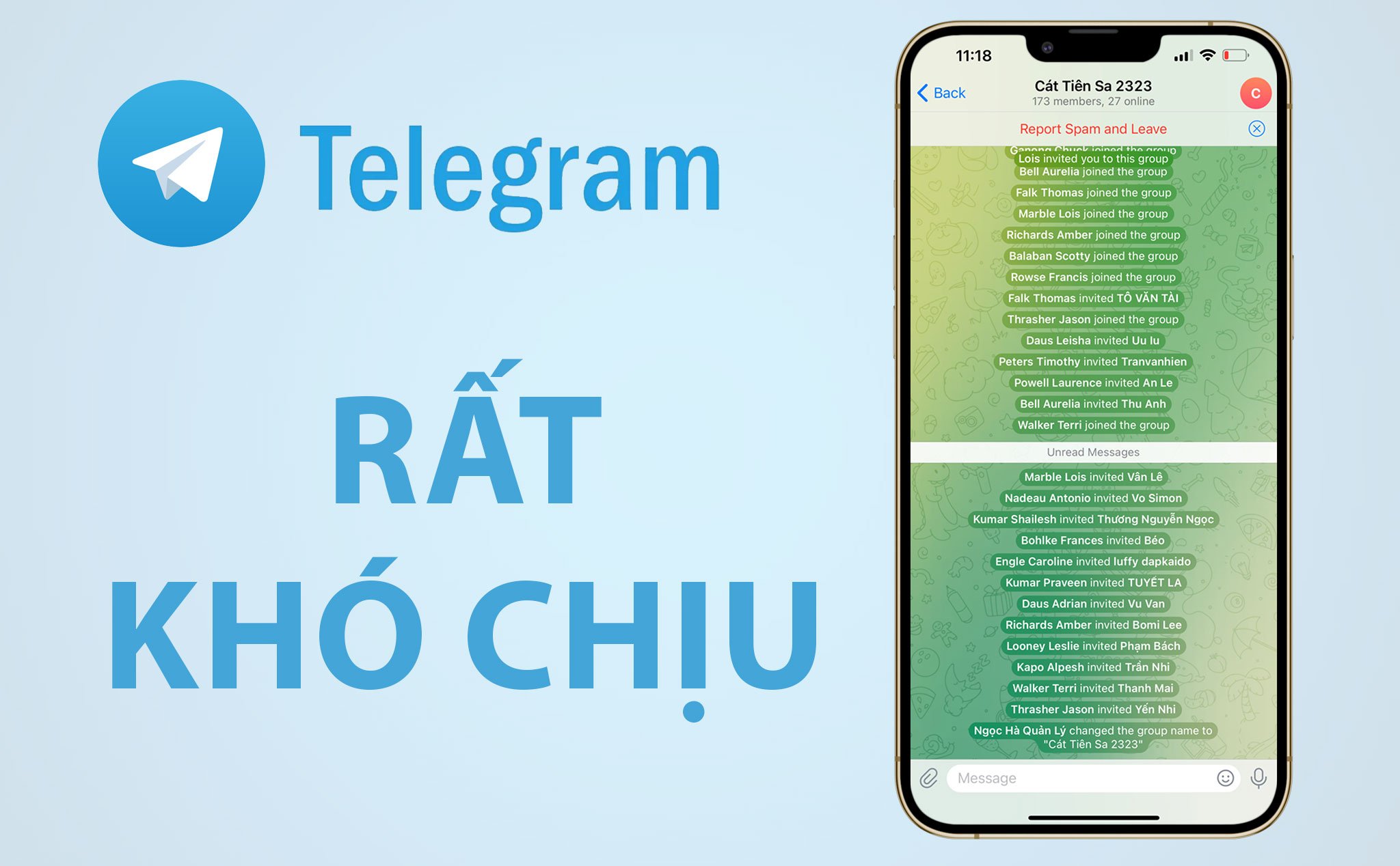 Cách tránh bị thêm vào nhóm spam trên Telegram