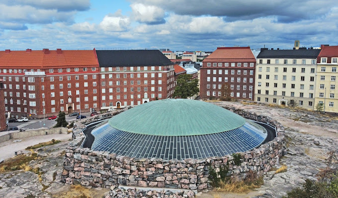 Experience the unique Temppeliaukio stone church nestled underground in ...
