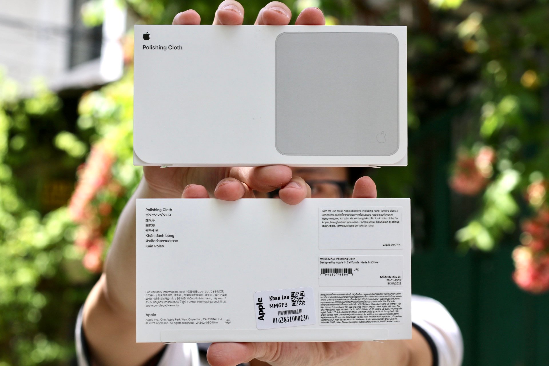 Trải nghiệm đầu tiên với Khăn lau Apple Polishing Cloth