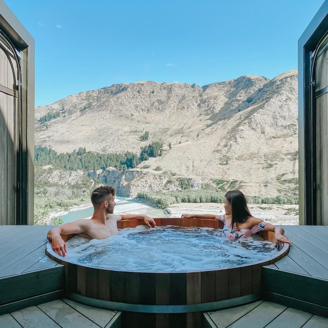 Dream of indulging in Onsen Hot Pools amidst the New Zealand mountains ...