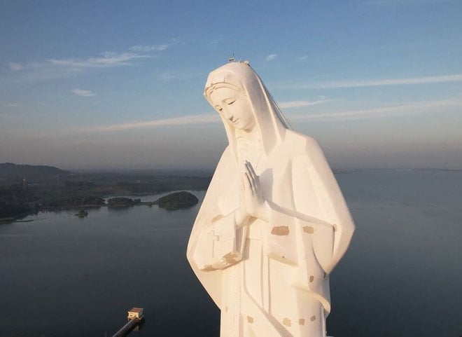 Explore Đồng Nai and behold the 50m-tall Statue of Mother Mary by Trị ...
