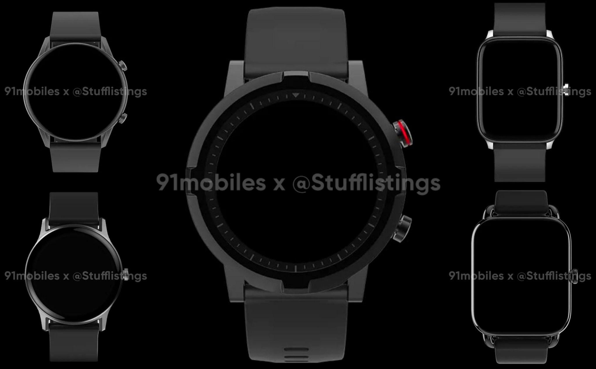 Bức tranh render hé lộ về OnePlus Nord Watch: 2 biến thể đa dạng ...