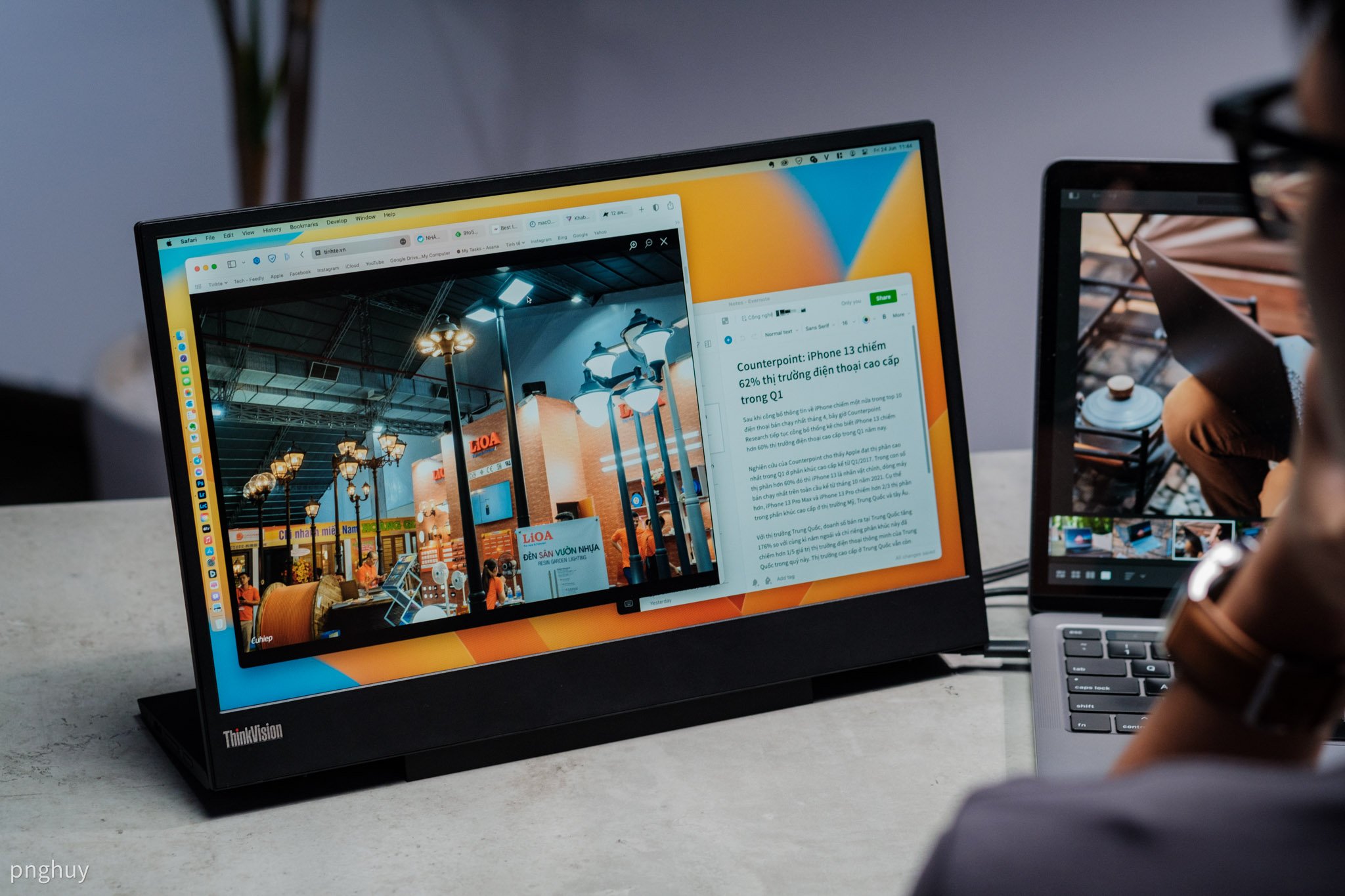 Đánh giá màn hình di động ThinkVision M15: giá hợp lý, thiết kế đẹp, di ...