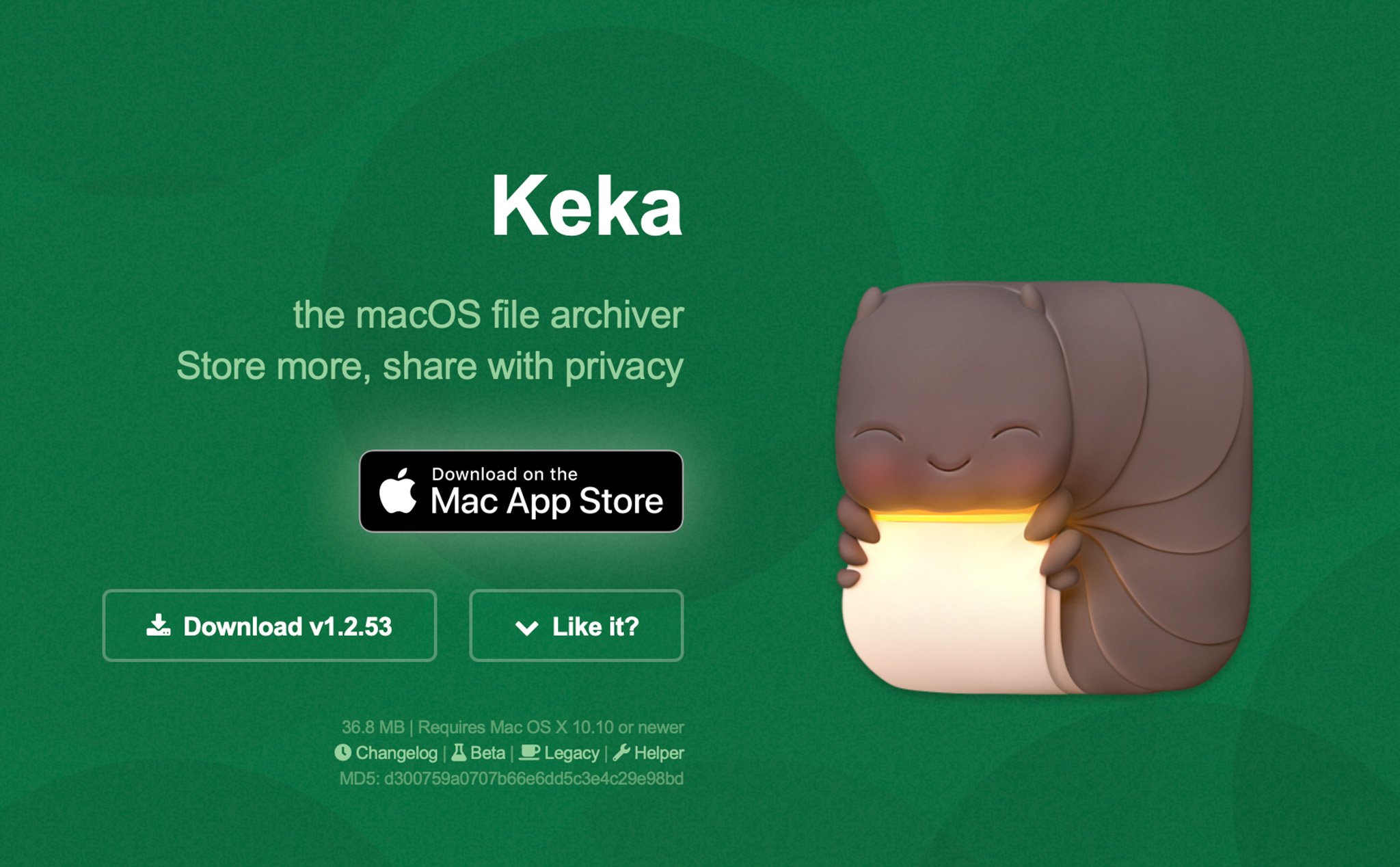 Keka - ứng dụng tự do trên Mac hỗ trợ mở rộng hầu hết các loại file ...