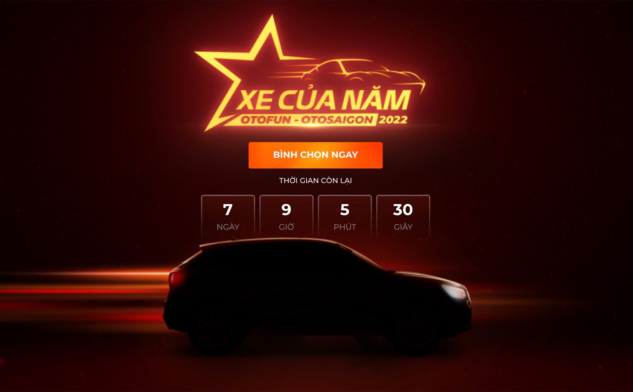 Tham gia bình chọn cho 'Xe Xuất Sắc Nhất' 2022 do Otosaigon và Otofun ...