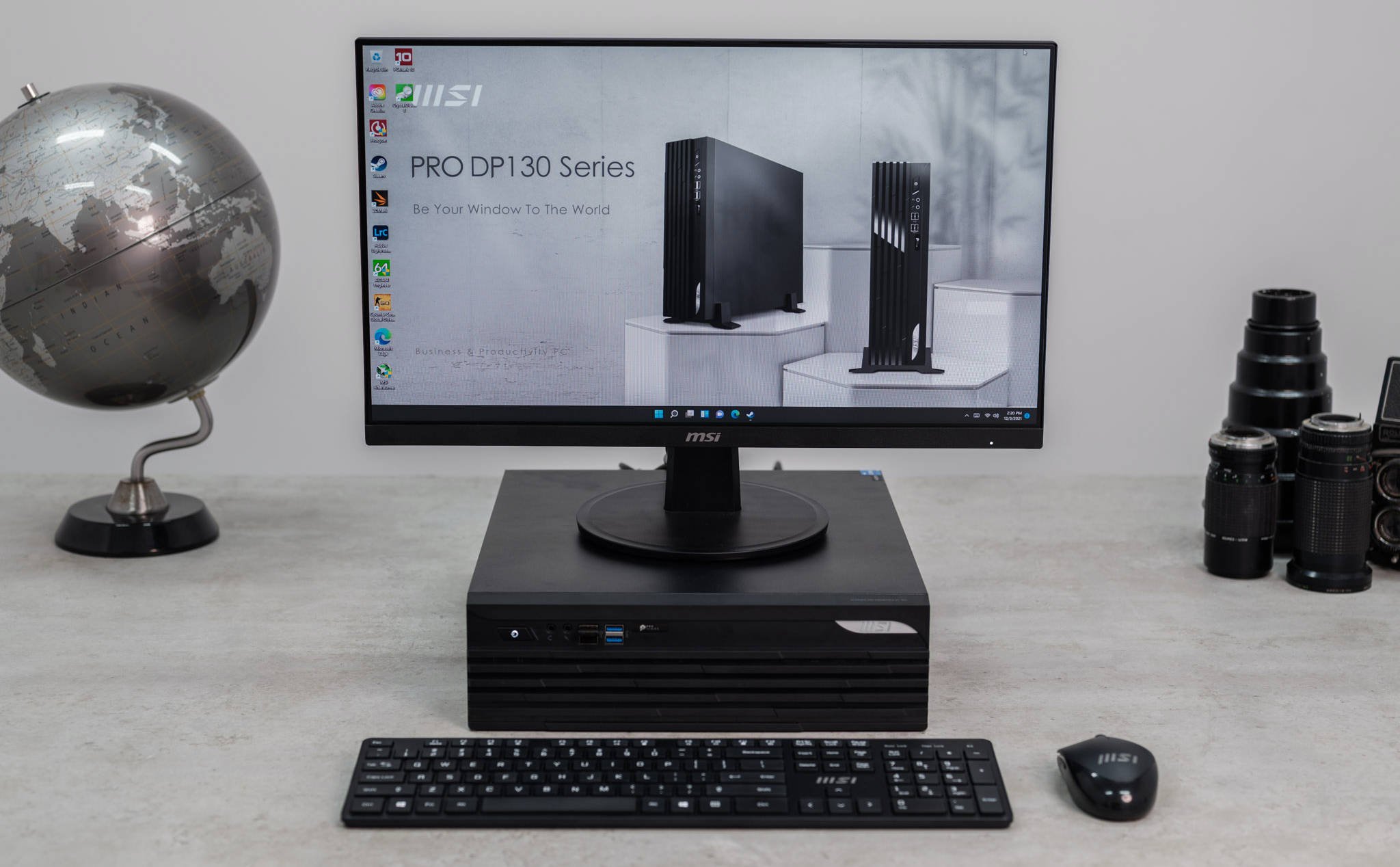 Trên tay bộ đôi văn phòng MSI PRO DP130 11th và màn hình PRO MP242V
