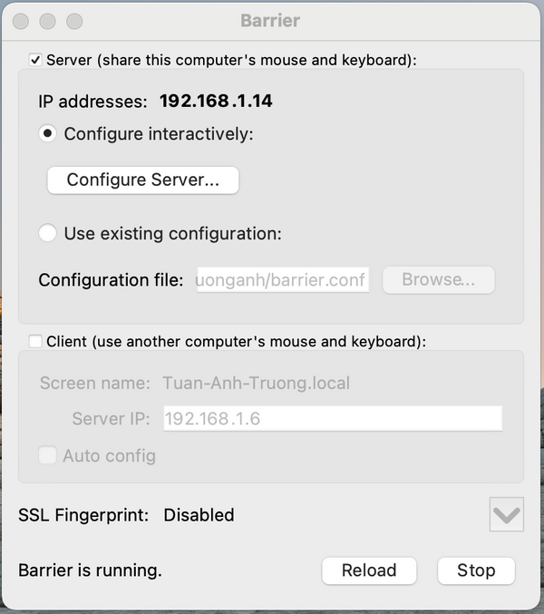 Hướng dẫn kết nối chuột và bàn phím giữa Mac và Windows bằng Barrier và Win-Win bằng Mouse ...