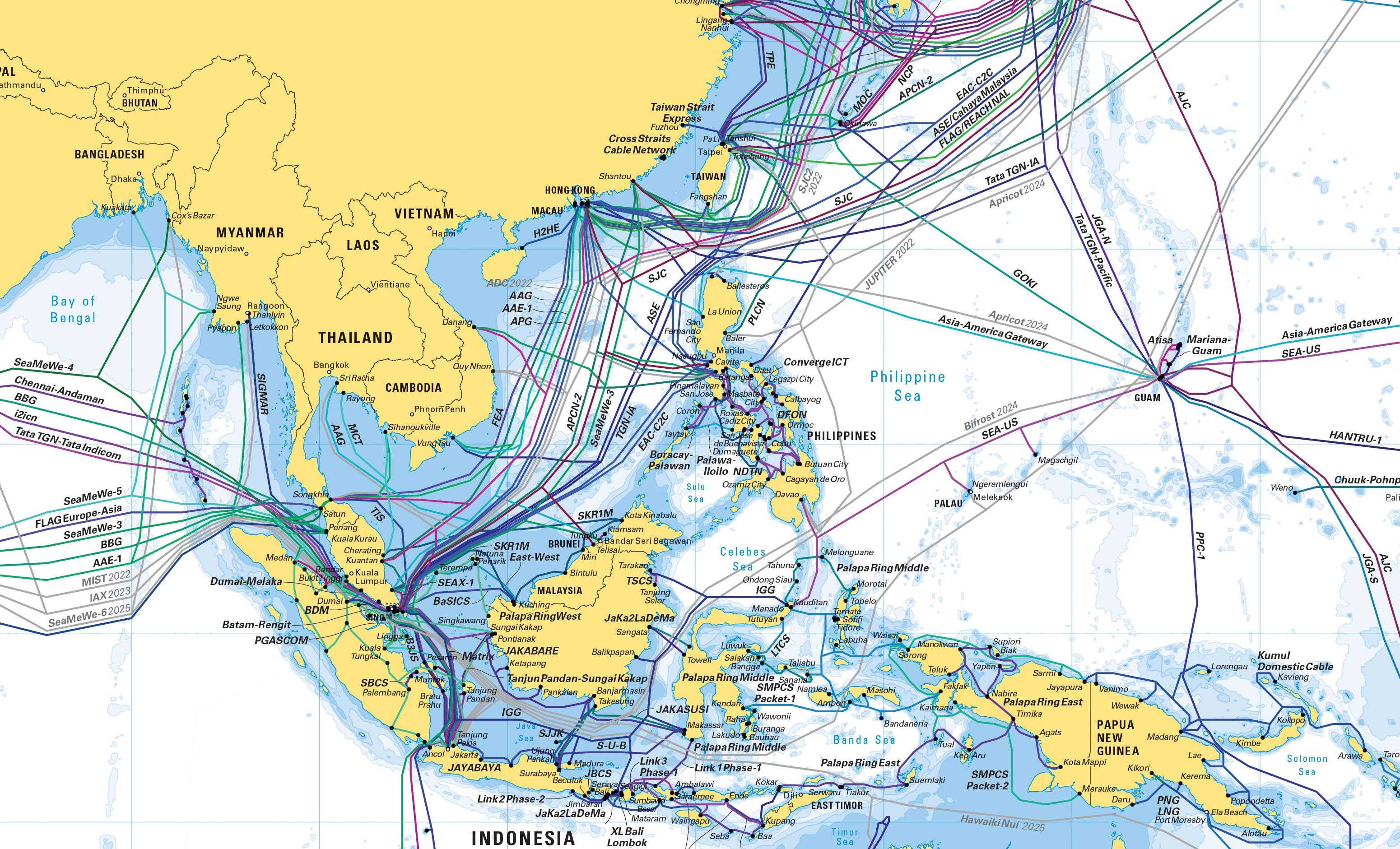 Cáp biển SMW3 bị đứt, tình hình đang dần trở nên kỳ quặc.