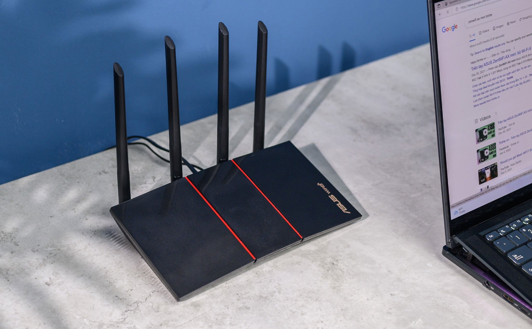Khám Phá ASUS RT-AX55: Router Wi-Fi 6 Đa Tính Năng, Mạng Mesh Linh Hoạt