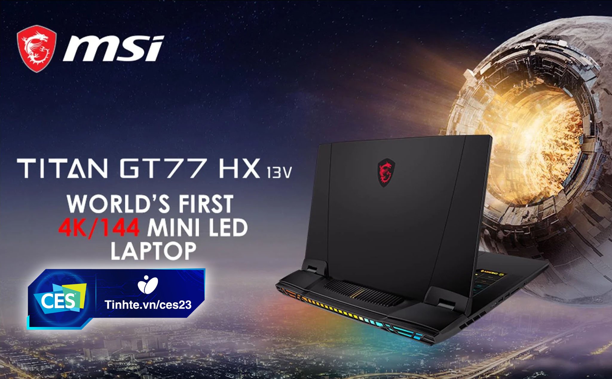MSI Titan GT77 - Laptop với Màn hình Mini LED 4K 144 Hz đầu tiên