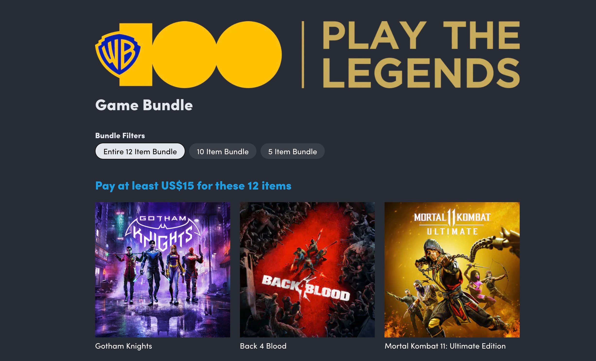 Warner Bros Humble Bundle: chỉ cần 15 đô là có ngay 12 game đỉnh từ WB