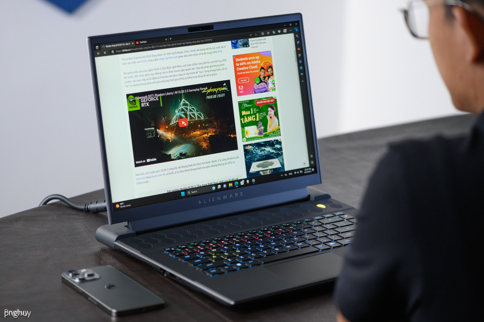 Trên tay Alienware m16 R1 2023: màn hình siêu mượt 480Hz, card đồ họa ...