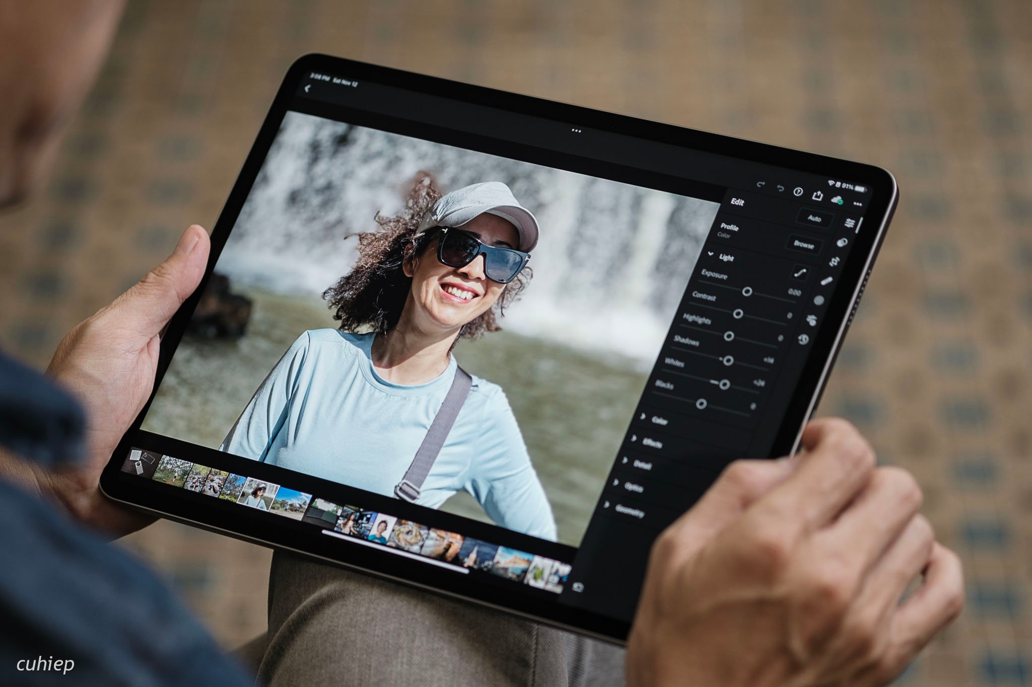 Sử dụng iPad Pro để chỉnh sửa ảnh với Lightroom là lựa chọn xuất sắc ...