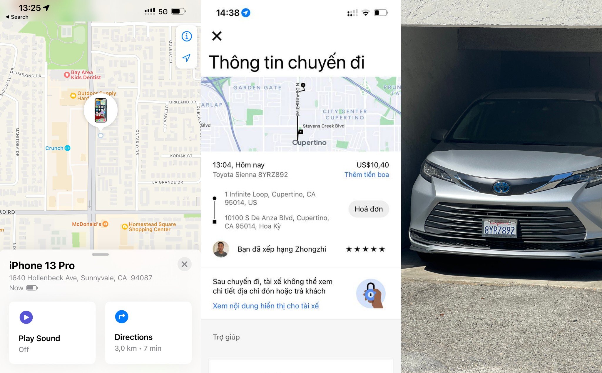 Chia sẻ câu chuyện sử dụng Find My để tìm iPhone 13 Pro bị quên trên xe ...